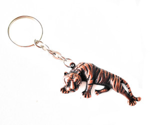 Feel alive Royal Bengal Tiger Key Ring Keyring Metal Keychain Key Chain ...