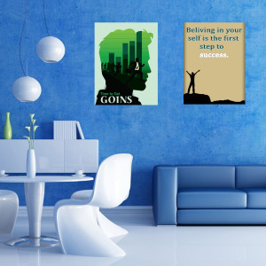 Success Inspirational Motivational Quotes - Design| Set of 2 Posters ...