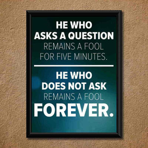 Handmade Powerful Messages Wall Poster Laminated (With PVC Frame) Paper ...