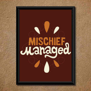 Handmade Good Sarcasm Wall Poster Laminated (With PVC Frame) Paper ...