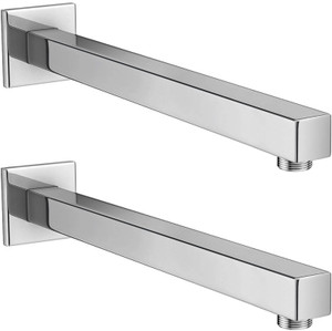 DRIZZLE 18 Inch Square Shower Arm - Set of 2 Faucet Set Price in India ...
