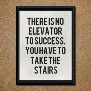 Handmade Powerful Messages Wall Poster Laminated (With PVC Frame) Paper ...