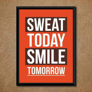 Handmade Powerful Messages Wall Poster Laminated (With PVC Frame) Paper ...