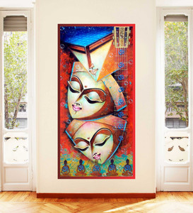 Impression Wall 46 cm Modern Art Self Adhesive Sticker Price in India ...