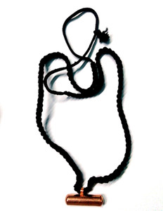 DEVAMA THE DIVINE COPPER HOLLOW TAABIZ WITH BLACK SILK THREAD Copper ...