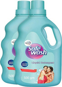 Wipro safe wash 500 gm (pack of 2) Multi-Fragrance Liquid Detergent ...