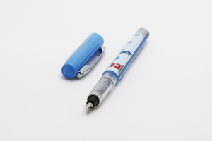 FIGO HERO FOUNTAIN 5 Pen + 10 Blue Ink Cartridge + 5 Ink Converter ...