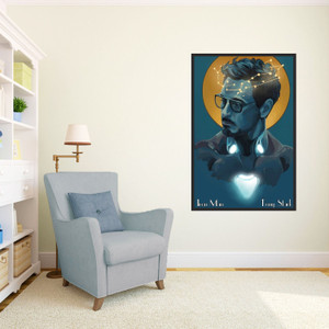 Impression Wall 41 cm Tony Stark/Iron Man Self Adhesive Sticker Price ...