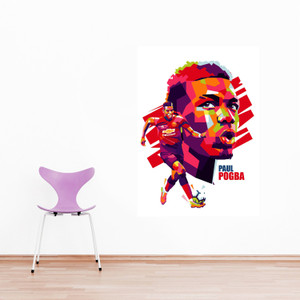 Impression Wall 46 cm Paul Pogba (Football Player) Self Adhesive ...