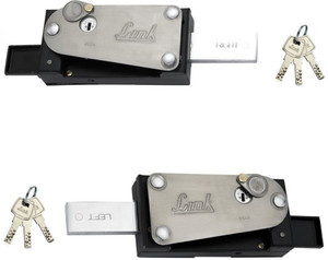 LINK O LINE Link Side Shutter Lock (Right & Left), Three Turn Throw ...