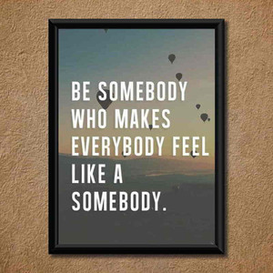 Handmade Powerful Messages Wall Poster Laminated (With PVC Frame) Paper ...