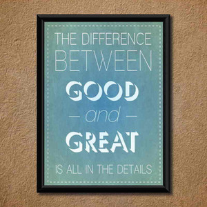 Handmade Powerful Messages Wall Poster Laminated (With PVC Frame) Paper ...