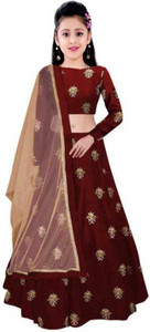 E Ethnic Store Indi Girls Lehenga Choli Ethnic Wear Embellished Lehenga ...