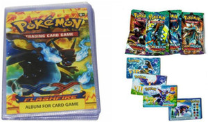 CrazyBuy Pokemon Trading Card Album - 2 Pocket (Total 52 Pocket) 4 VIP ...