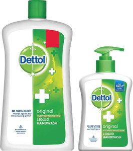 Dettol Original Liquid Hand Wash Hand Wash Pump + Refill - Price in ...