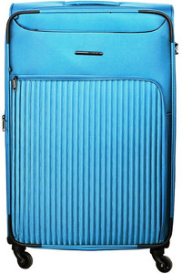 gamme Finessa Polyester 75 cms Sea Blue Softsided Expandable Check-in ...