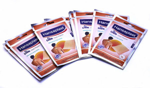 HANSAPLAST high intensive & long lasting Heat plaster 4 sheet pack (12 ...
