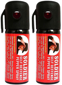 Soldier Self Defence Pepper Spray, Combo Pack 2 Pepper Stream Spray ...