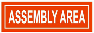 RLDigitalUnits Assembly Area Sign Board Emergency Sign Price in India ...