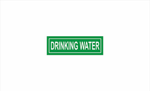 G&G Generic Drinking Water-Sign Board,3Mm Thickess,Acralic Sheet ...