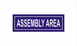 G&G Generic Assembly Area-Sign Board,3Mm Thickness,Acralic Sheet ...