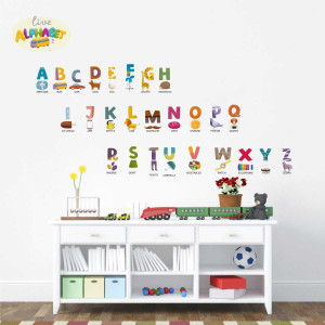 Flipkart SmartBuy 45 cm Wall Decals ' Live Alphabets for Kids ' Wall ...