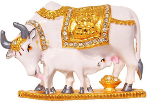 Xudo Hindu Goddess Kamdhenu Cow & Calf Statue/Maa Kamaduha God ...