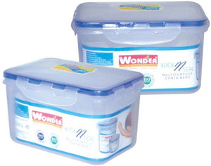 Wonder Plastic Fridge Container - 1450 ml Price in India - Buy Wonder ...