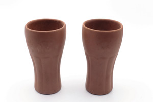 edgen (Pack of 2) Earthen/Clay Water Glass 200ml (Set of2pcs) Glass Set ...