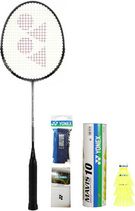 YONEX Carbonex 6000Ex Badminton Racket with Mavis 10 Shuttle Badminton ...