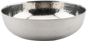 KM Stainless Steel Hammered Tasala (1500ml ) Tasla 1.5 L capacity 18 cm ...