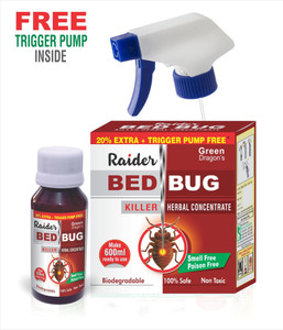 Green Dragon 'Raider' Bed Bug Killer Concentrate Make 600 Ml Ready to ...