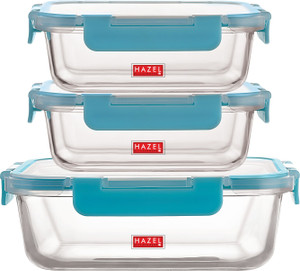 HAZEL Glass Fridge Container - 640 ml, 1050 ml Price in India - Buy ...