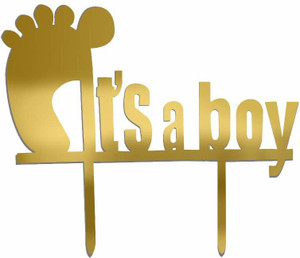 AMFIN Golden, Yellow Cake Topper Price in India - Buy AMFIN Golden ...