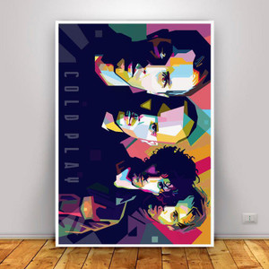Coldplay Digital Print Rolled Paper Poster for room, home. Wall decals ...