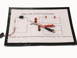 project hub LEDs in Series and Parallel Science Project (Base-cardboard ...