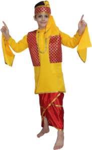 KAKU FANCY DRESSES Indian State Punjabi Folk Dance Costume for Kids ...