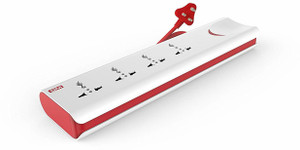 GM E-Book 4 + 1 Power Strip with Master Switch 4 Socket Extension ...