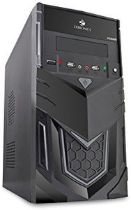 ZEBRONICS Cpu cabinet case Mini tower Cabinet with USB 2.0 and USB 3.0 ...