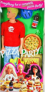 BARBIE Pizza Hut Party Kevin Doll - With Pepsi - 1994 - Pizza Hut Party ...