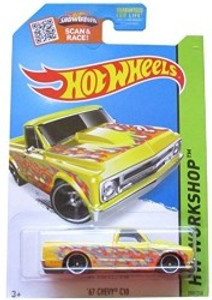 HOT WHEELS '67 Chevy C10 [Yellow] Die-Cast Vehicle #208/250 - '67 Chevy ...