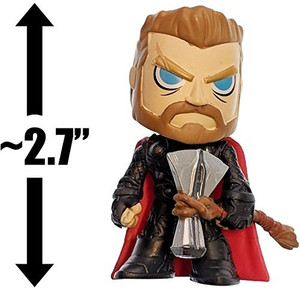 Funko Thor . Mystery Minis x Avengers Infinity War Mini Bobble Head ...
