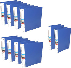 Flipkart.com | MMRJ SPS Plastic Ring Binder File, 2D A4 Size Tough ...