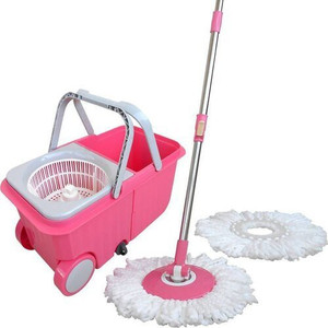 POLYSET Wheel Dual Tub Mop Set Price in India - Buy POLYSET Wheel Dual ...