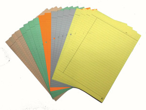 Flipkart.com | NOZOMI One Side Ruled Colour Paper - A4 Size (Pack of 40 ...