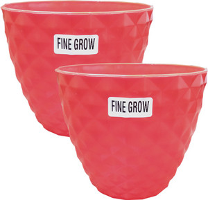 Anand vatika Diamond Pot Red Plant Container Set Price in India - Buy ...