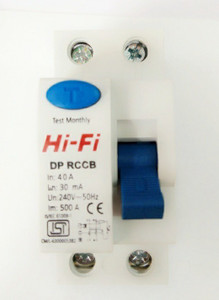 HI-FI Rccb 40 Amp. 2 pole 30Ma MCB Price in India - Buy HI-FI Rccb 40 ...