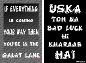 Bollywood Movie Dialogue Poster|Poster Combo Paper Print - Humor ...