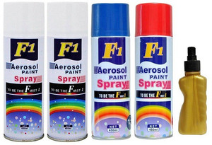 F1 Multicolor Spray Paint 450 ml Price in India - Buy F1 Multicolor ...