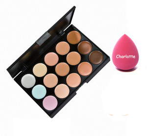 Charlotte Sponge Puff,Mac 15 Shades Concealer Palette Price in India ...